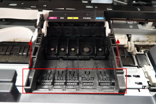 Replacing / Reseating the Print Head - TS8320