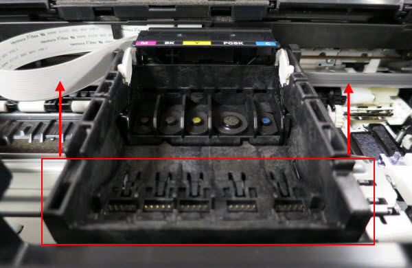 Replace / Reseat the Print Head - TS702