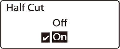 Changing the Cutting Method - Mk2600