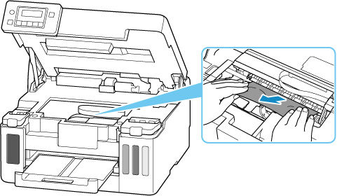 Paper is Jammed Inside the Printer - GX5020