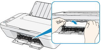 Removing Paper Jammed Inside the Machine - MG2522