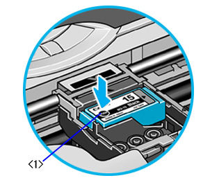 Install the print head and inks correctly iP90.
