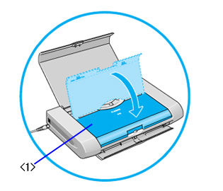 Install the print head and inks correctly iP90.