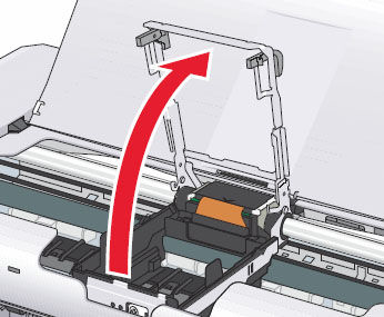 Remove / reseat the print head and ink tanks iP100