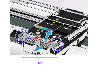 Install the Print Head and Ink Tanks - PIXMA iP100 Printer