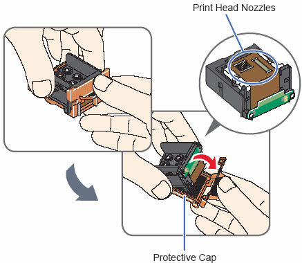 Install the Print Head and Ink Tanks - PIXMA iP100 Printer