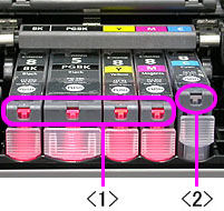 Reseat the Print Head and ink tanks iP4300