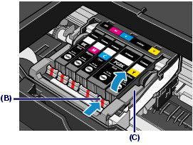 Reseat the print head and ink tanks - iP4820 / iP8720 / iX6520 / iX6820