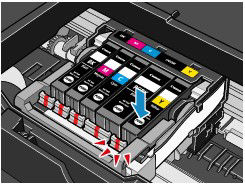 Reseat the print head and ink tanks - iP4820 / iP8720 / iX6520 / iX6820
