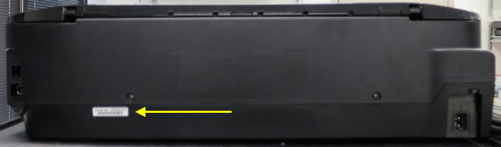 Locate the Serial Number - iX6820