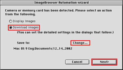 How to import images using ImageBrowser