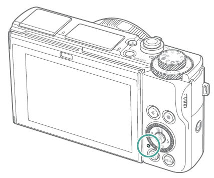 Using the Indicator Display to check camera status on the PowerShot G5 ...