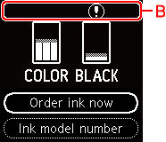 Check Ink Status on the LCD - TS6420
