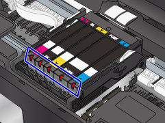 Checking the Ink Status with the Ink Lamps - TS6020
