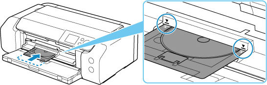 Placing a Printable Disc - PRO-200