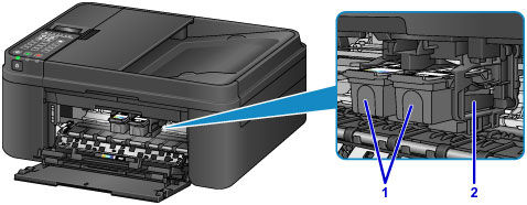Learn the Main Parts of the Printer - MX490 Series