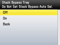 Adjusting the Auto Drawer Selection settings