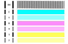 Printing the Nozzle Check Pattern from the computer (Windows) MP240 ...