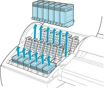 Preparation of printer for transportation (iPF6100)