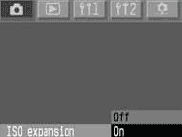How to set ISO expansion on the EOS 1D Mark II and EOS 1D Mark II N.