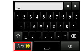 Entering Letters, Numbers, and Symbols - MB2720 / MB5120 / MB5420