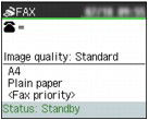 Sending a fax from the MX330