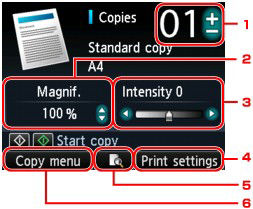 Basic Copying instructions MG5220
