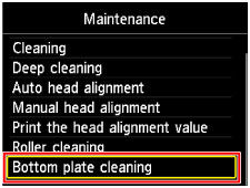Cleaning the Inside of the Machine (Bottom Plate Cleaning) - MX922
