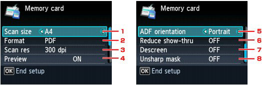 Scanning using the Operation Panel (Windows) - MX420