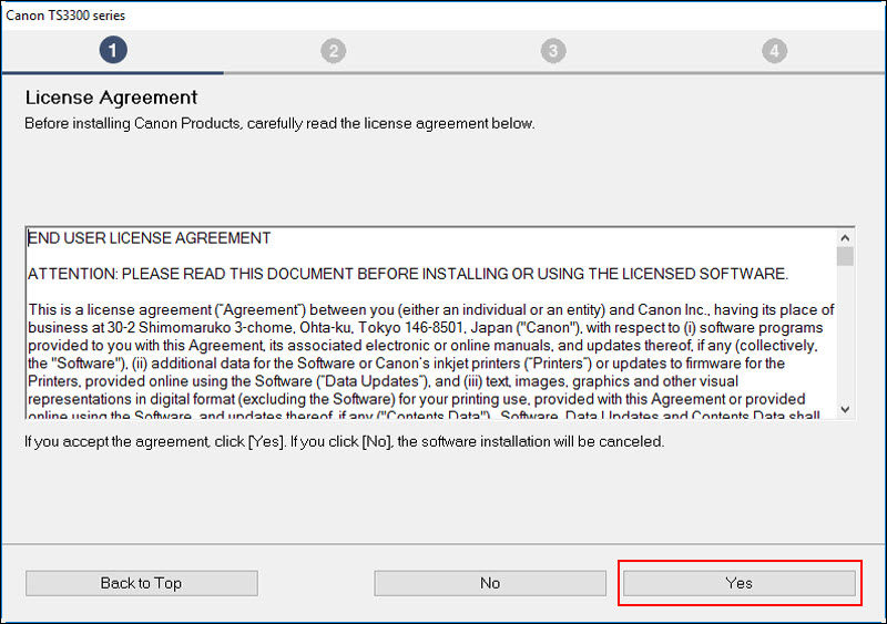 Set up the PIXMA TS3320 for use via USB - Windows