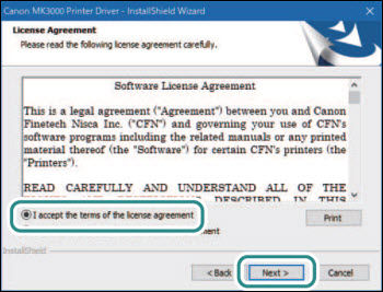 Install / Uninstall the Printer Driver and Software - MK3000