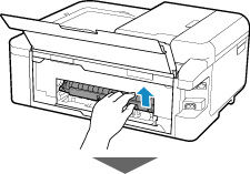 Removing Jammed Paper from the Rear Side - TS9520 / TS9521C