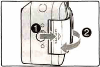 Remove and reload the battery - Sure Shot 60 zoom