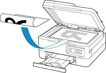 Loading Original Items on the Platen (Scanner) Glass - TR7020