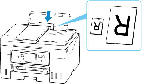 Load Photo Paper / Plain Paper in the Rear Tray - GX4020