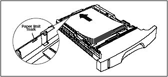 Adjusting the Paper Length in the Cassette Tray