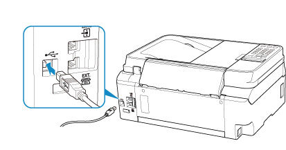 Main Components of the Printer (Rear View) - G4210