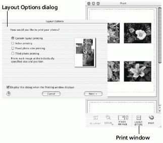 Procedure for printing from ImageBrowser