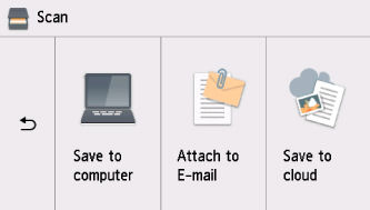 Scanning from the Operation Panel and Sending via Email - TS8120
