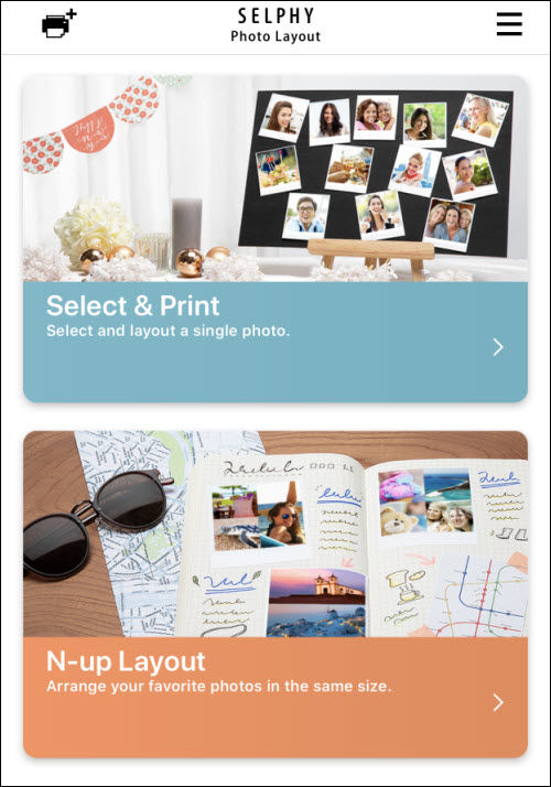 Use the Canon SELPHY Photo Layout App - SELPHY QX Series