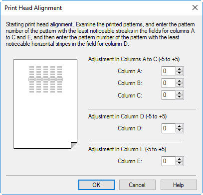 Manually Align the Print Head - Windows PC - PIXMA MG2420, MG2520