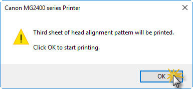 Manually Align the Print Head - Windows PC - PIXMA MG2420, MG2520