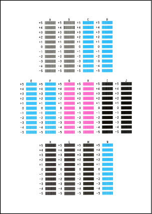 Aligning the Print Head Manually from a Windows PC - GX6020 / GX6120