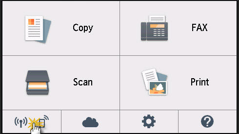 PIXMA TR8520 Manual Wireless Setup - TEXT