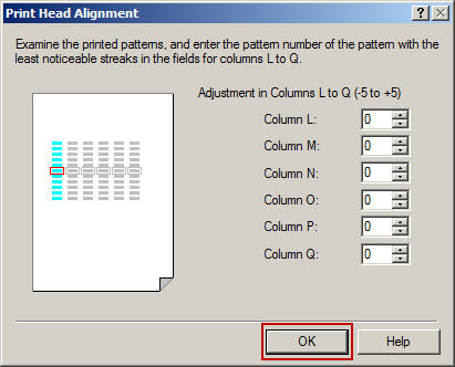 Align the Print Head Manually from a Windows PC - MX432 / MX439