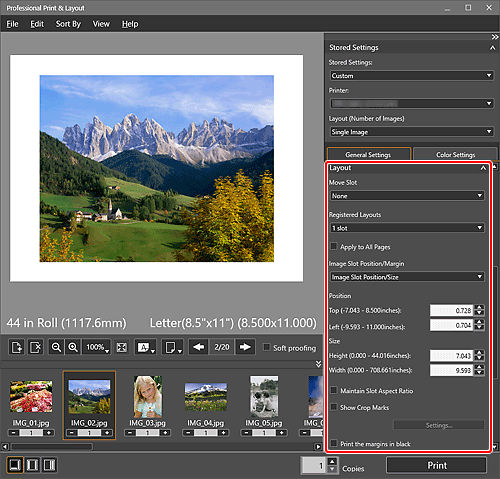 Professional Print & Layout - Adjusting Margins (Windows)