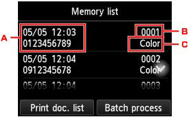 Deleting a Document in the Printer's Memory - MAXIFY MB Series Printers
