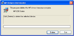 Uninstalling/Reinstalling the Software-ICMF 3200