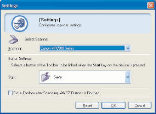 Setting the Scanning Function for -ICMF 6500
