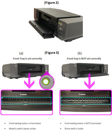 Load paper correctly into the Front Feeder - Pro9000 Mark II